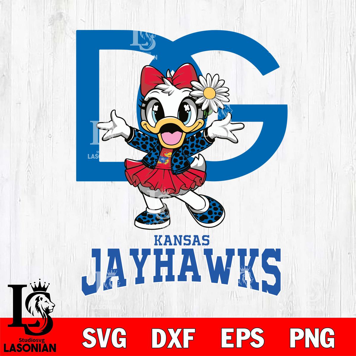 Kansas Jayhawks Dolce And Gabbana Daisy Duck Disney – lasoniansvg