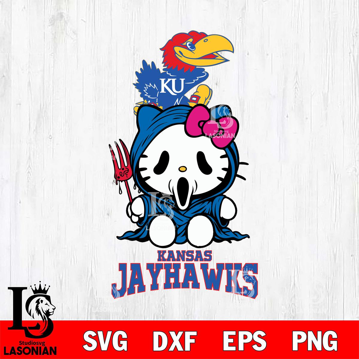 Kansas Jayhawks Hello Kitty Horror 4 – lasoniansvg