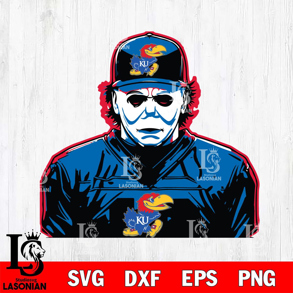 Kansas Jayhawks Michael Myers Horror Halloween – lasoniansvg