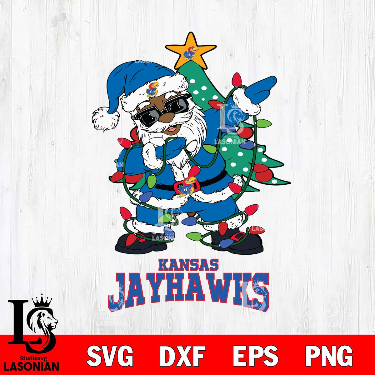 Kansas Jayhawks Santa Claus Ugly Christmas – lasoniansvg