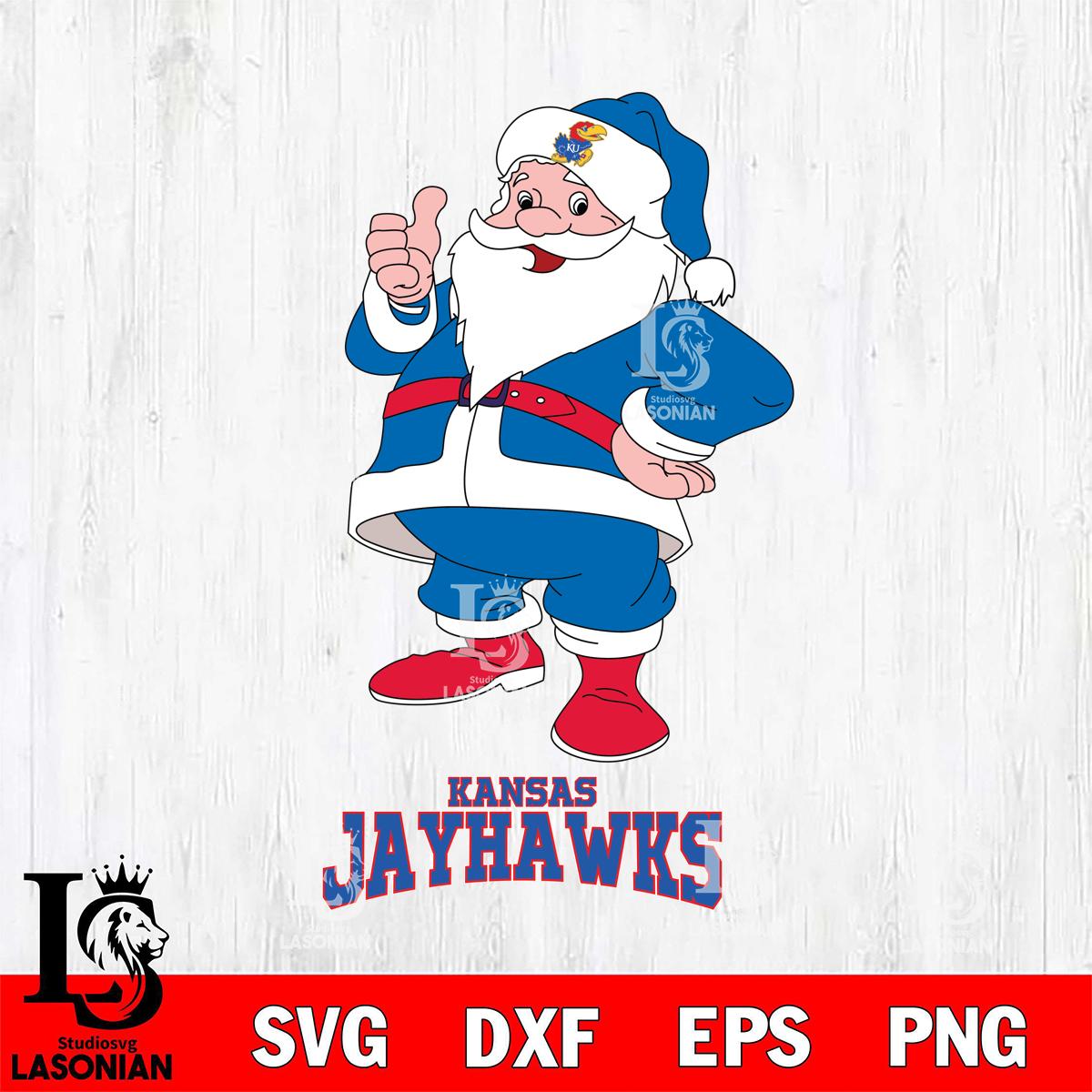 Kansas Jayhawks Santa claus – lasoniansvg