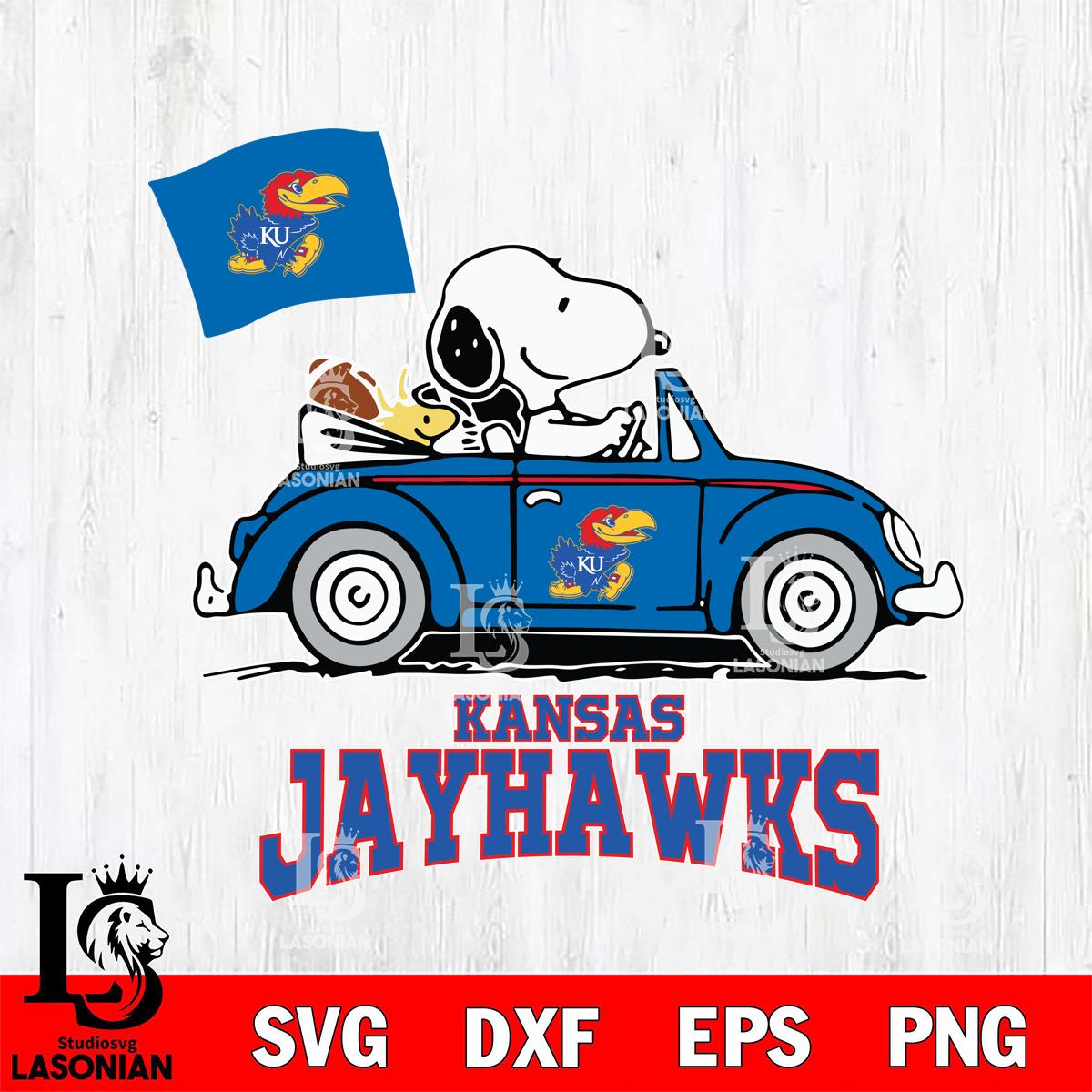 Kansas Jayhawks Snoopy Sport 5 – lasoniansvg