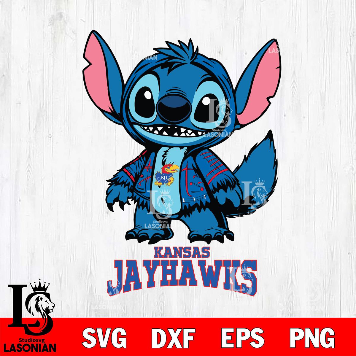 Kansas Jayhawks Stitch Halloween – lasoniansvg