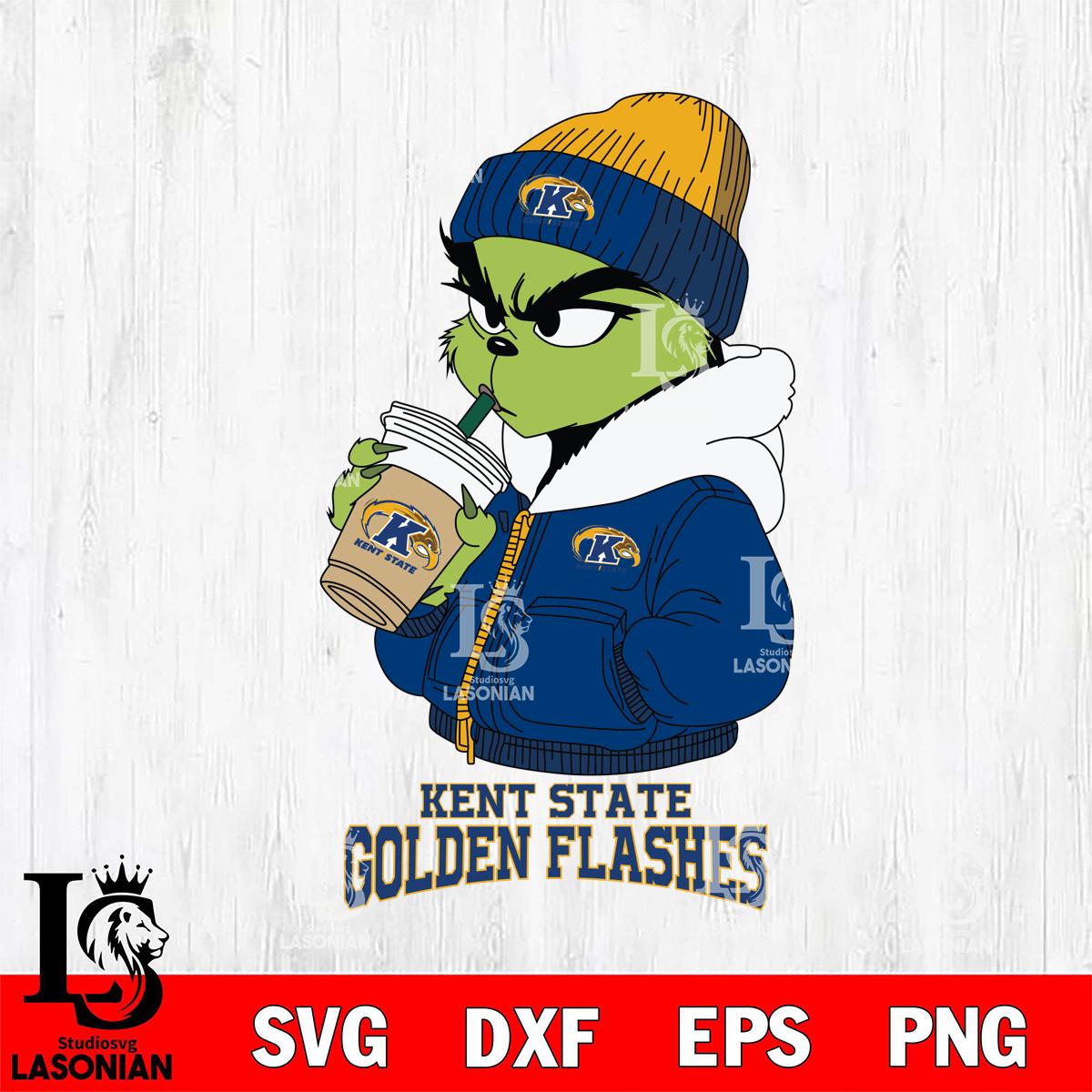 Kent State Golden Flashes Grinch Bougie Sport – lasoniansvg