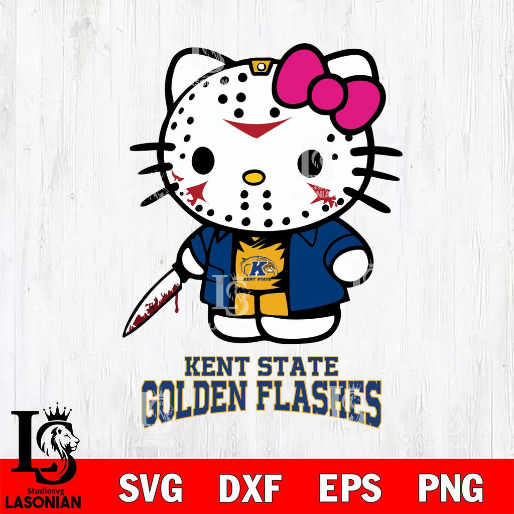 Kent State Golden Flashes Hello Kitty Horror 3 – lasoniansvg