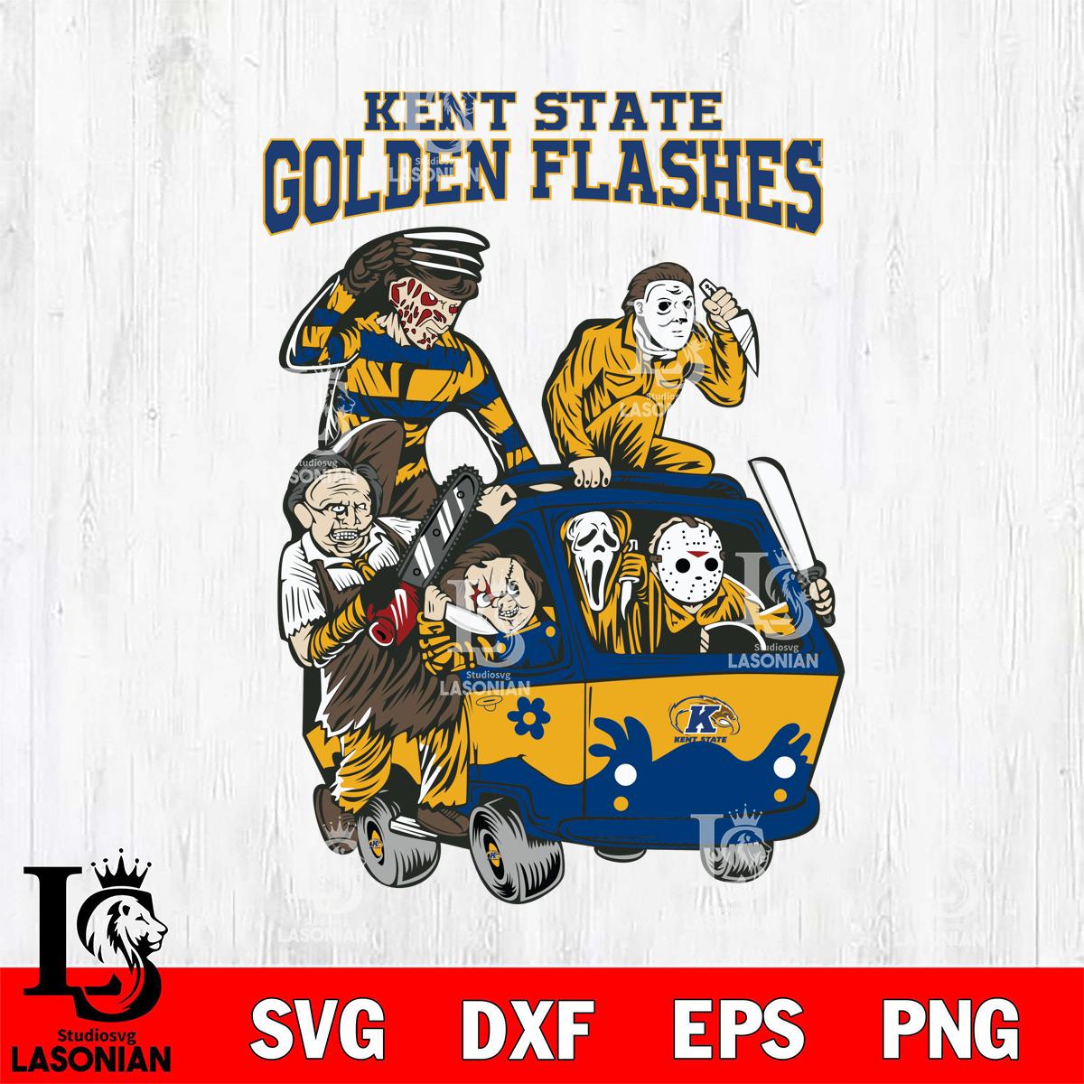Kent State Golden Flashes Jason Voorhees Horror 10 – lasoniansvg