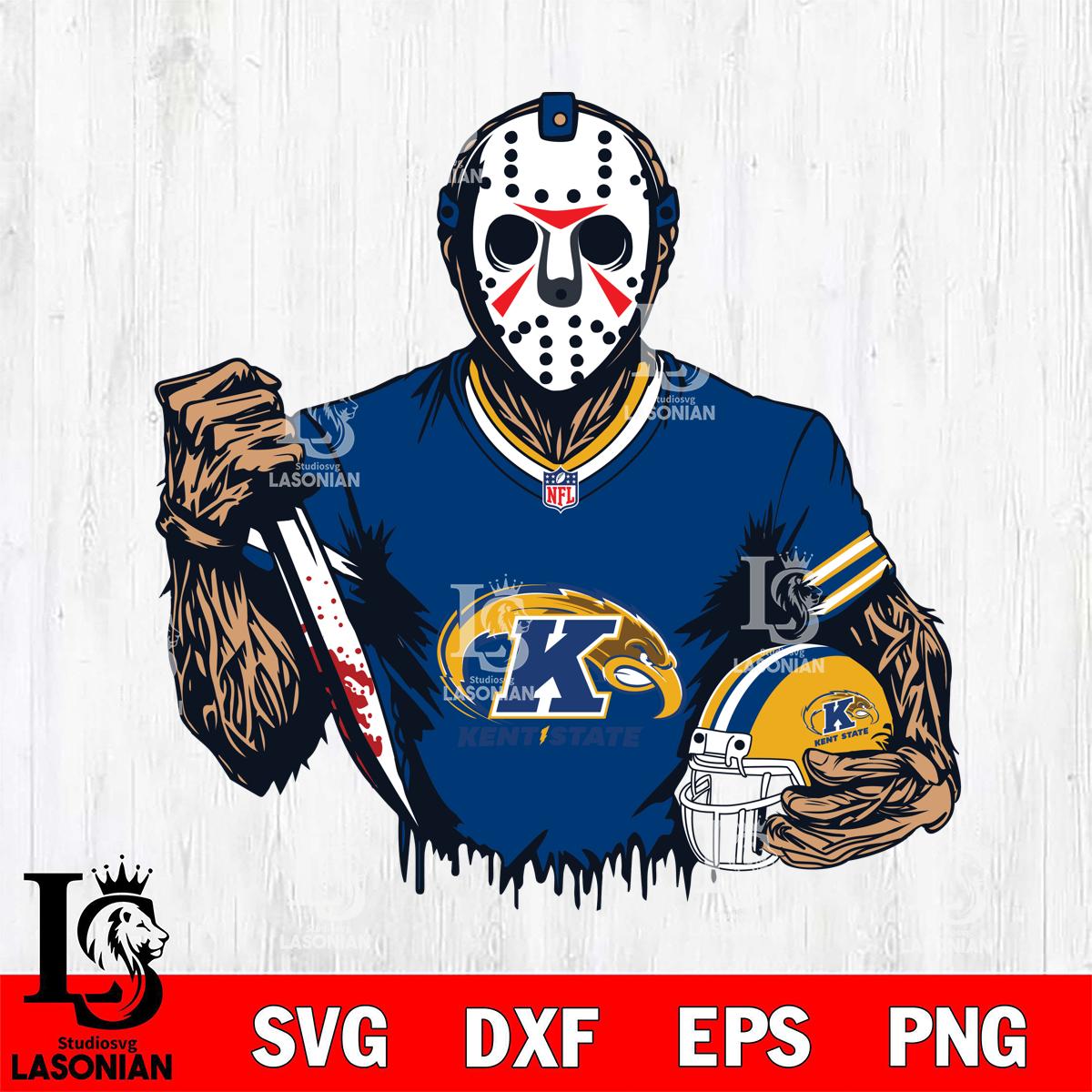 Kent State Golden Flashes Jason Voorhees Horror 5 – lasoniansvg