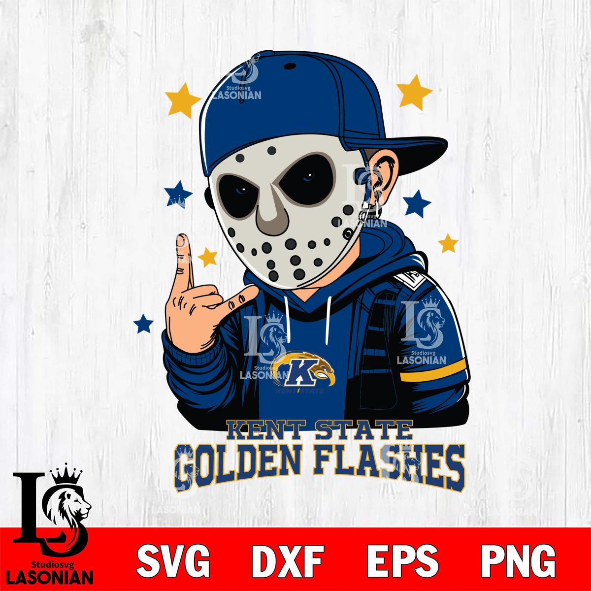 Kent State Golden Flashes Jason Voorhees Horror 9 – lasoniansvg