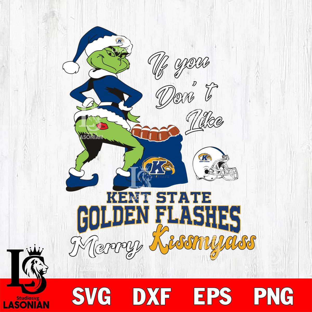 Kent State Golden Flashes Merry kissmyass grinch – lasoniansvg