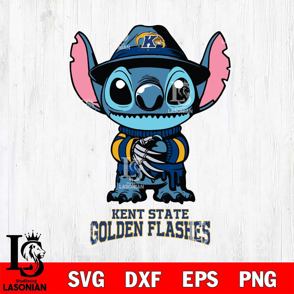 Kent State Golden Flashes Stitich Freddy Krueger – lasoniansvg