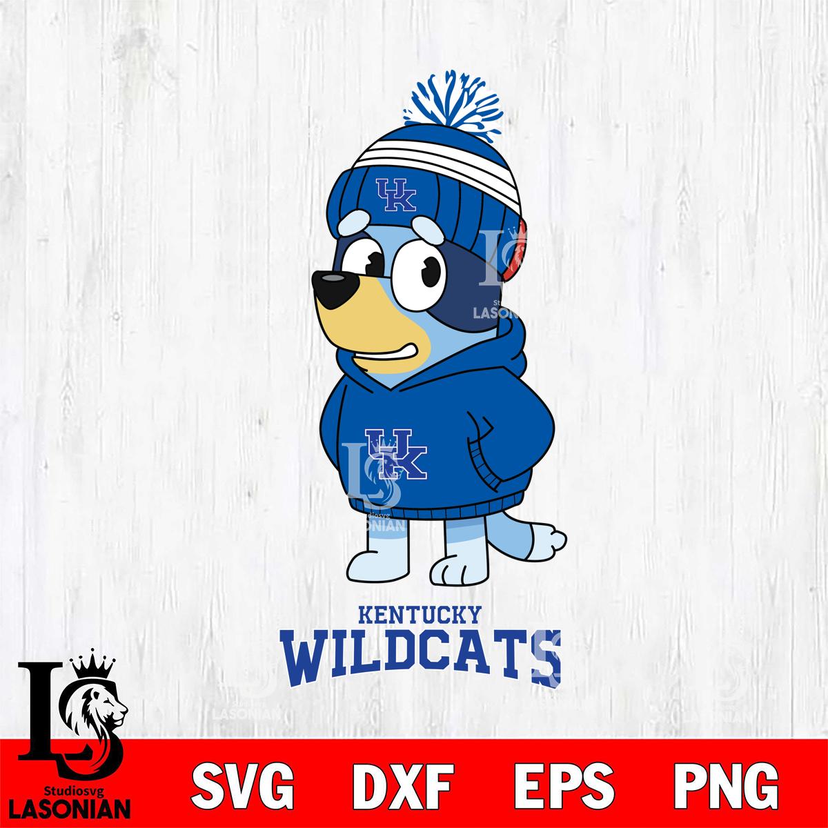 Kentucky Wildcats Bluey Hoodie rugby – lasoniansvg