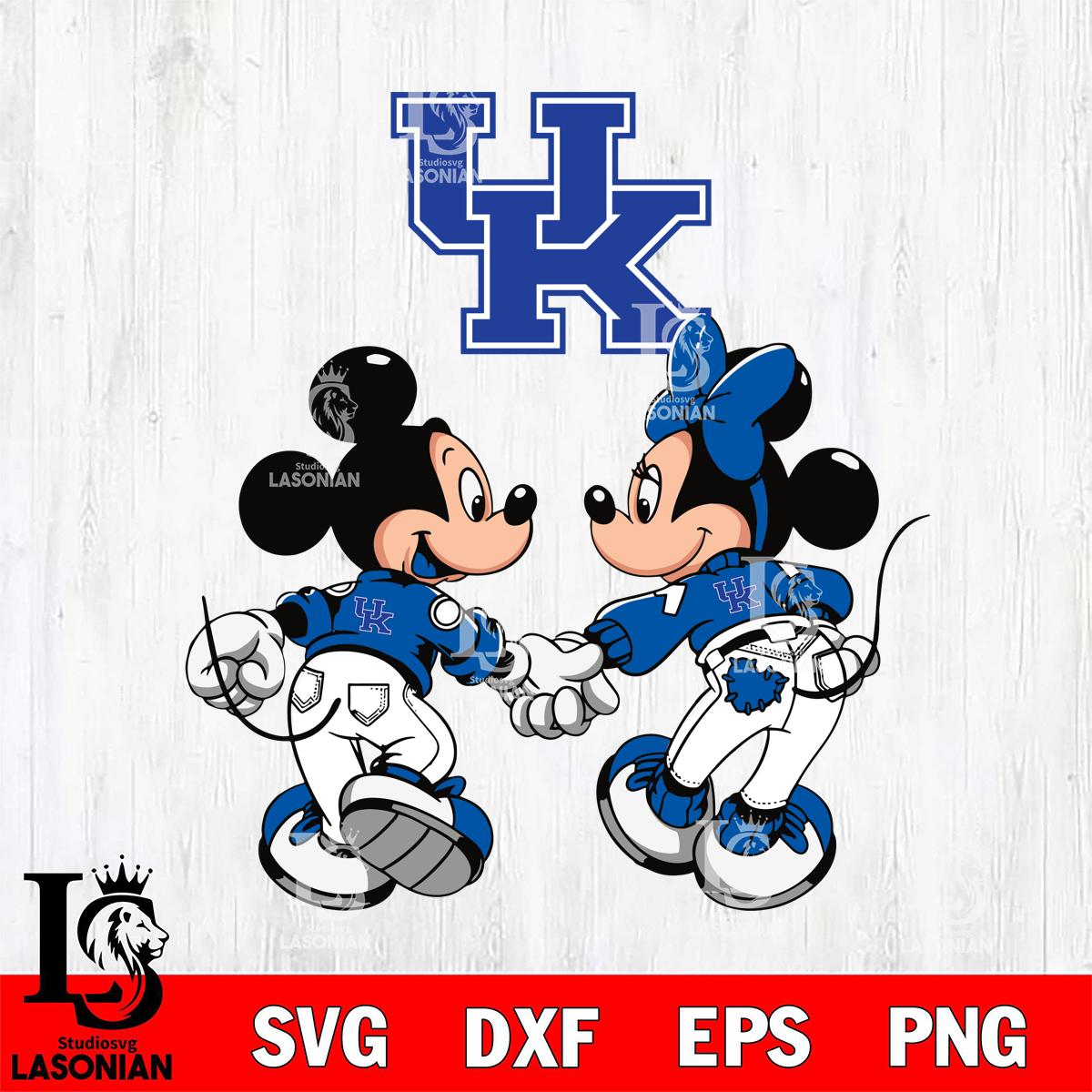 Kentucky Wildcats Fan Minnie And Mickey Love – lasoniansvg