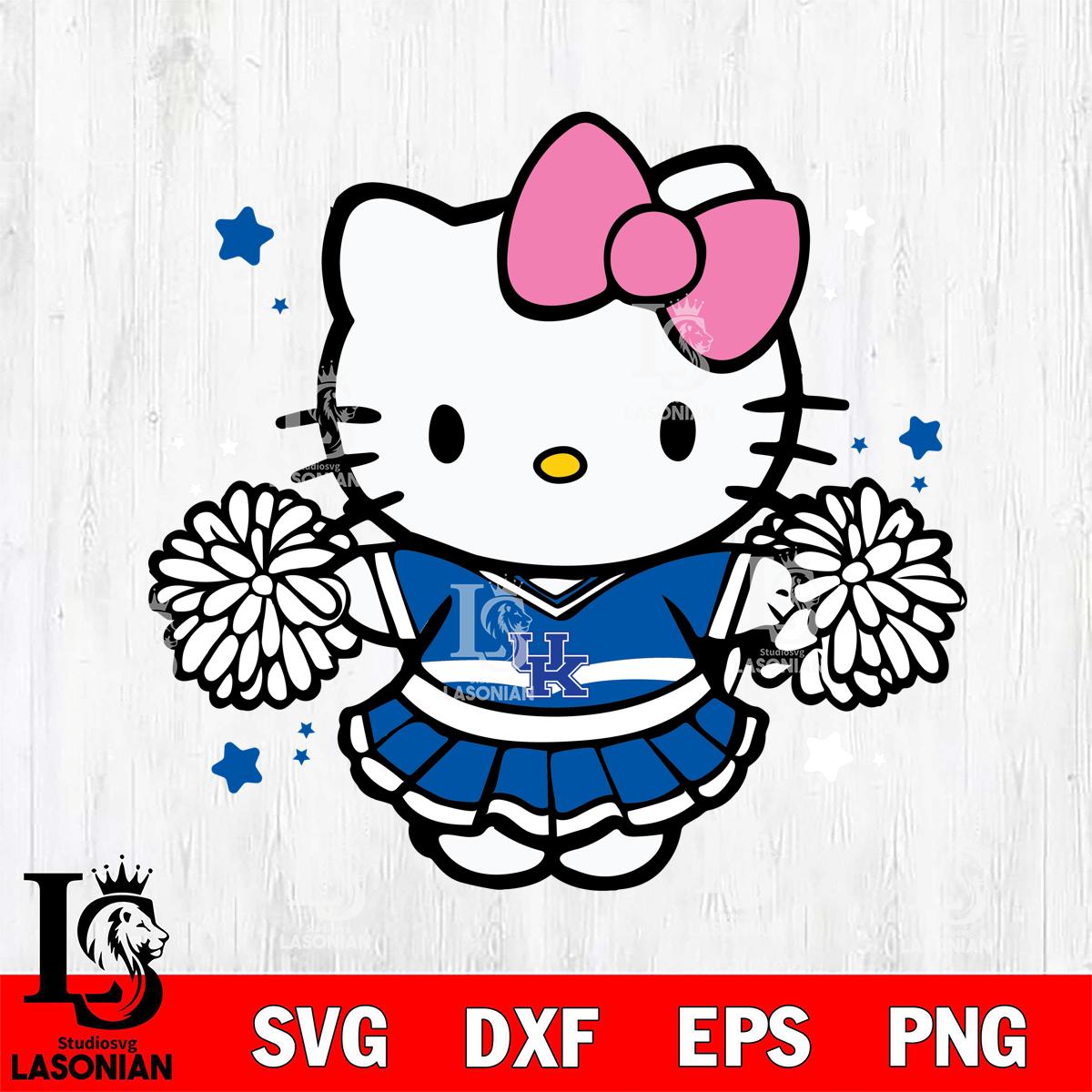 Kentucky Wildcats Hello Kitty Cheerleader 10 – lasoniansvg