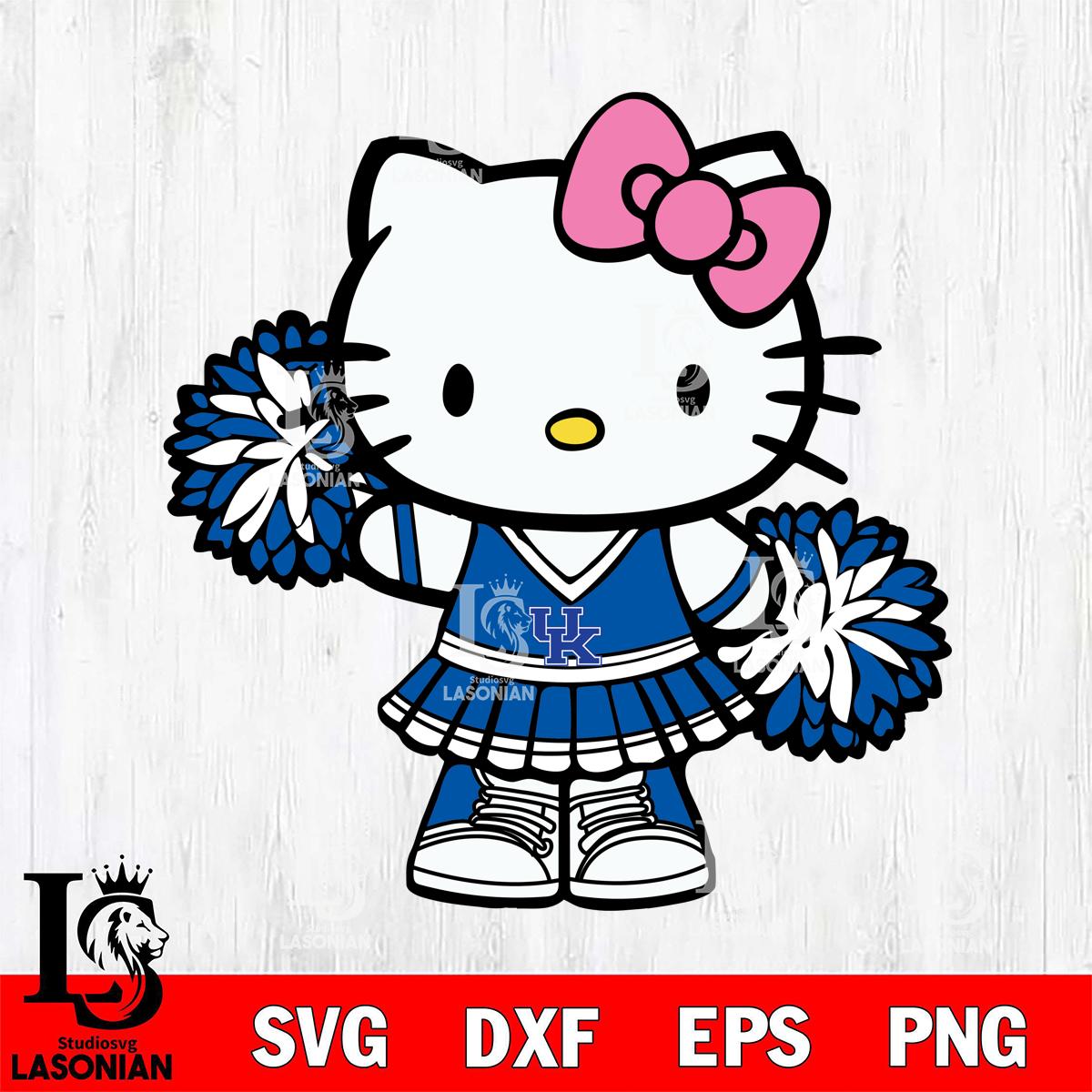 Kentucky Wildcats Hello Kitty Cheerleader 11 – lasoniansvg