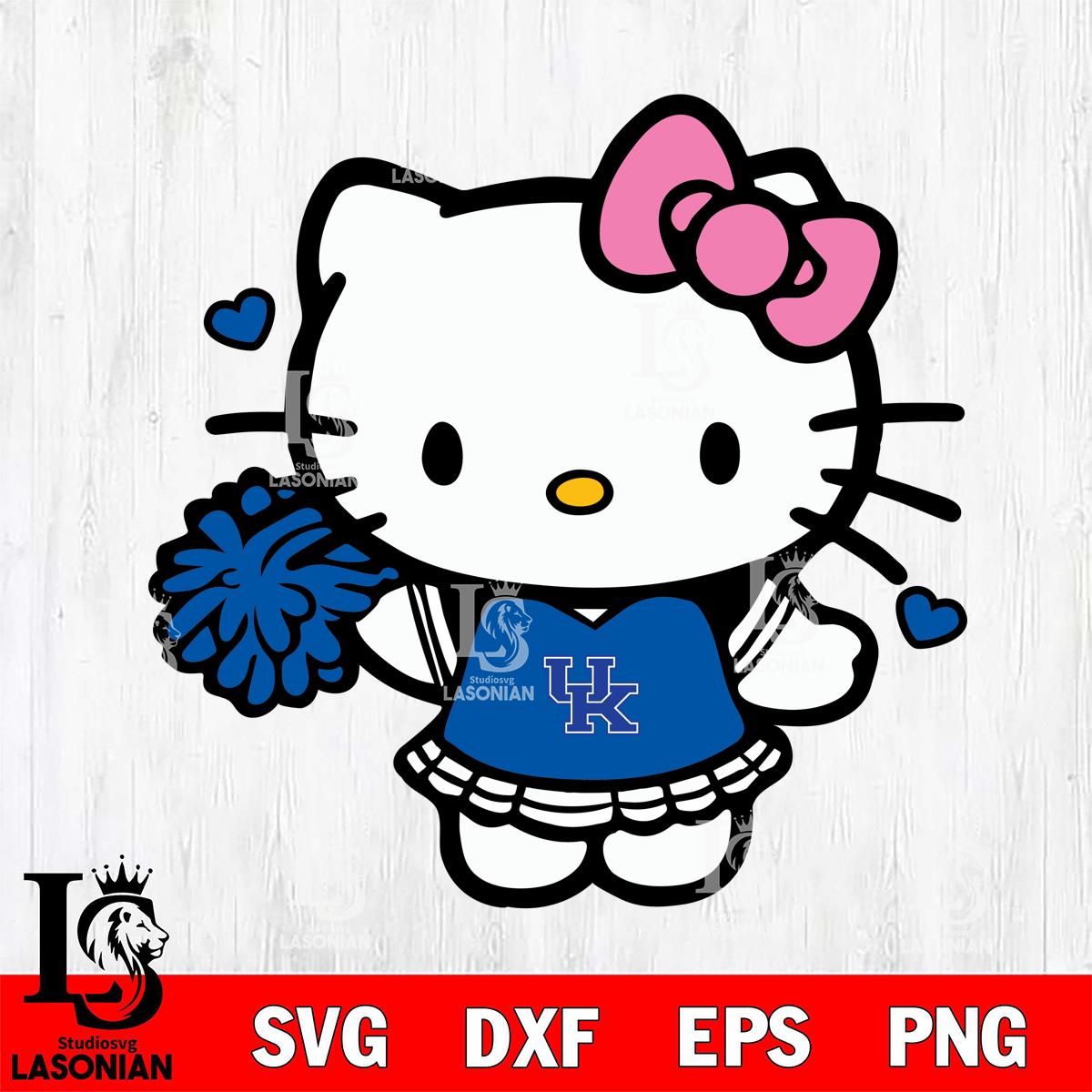 Kentucky Wildcats Hello Kitty Cheerleader 6 – lasoniansvg