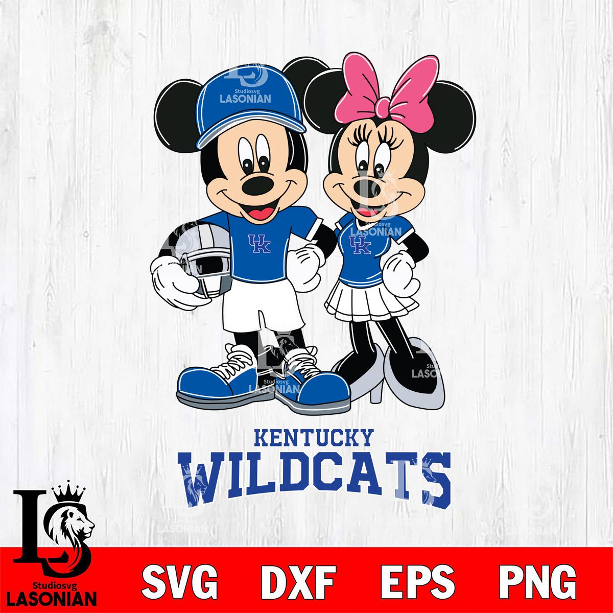 Kentucky Wildcats Mickey Minnie Mouse Helmet – lasoniansvg