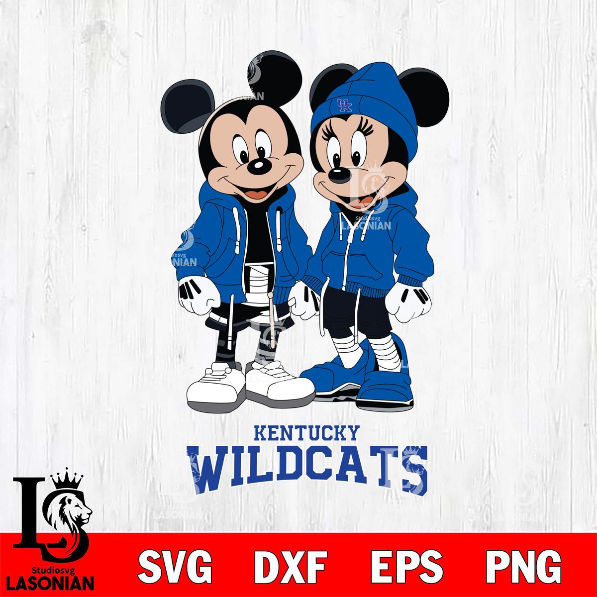 Kentucky Wildcats Mickey Minnie Mouse Rugby – lasoniansvg