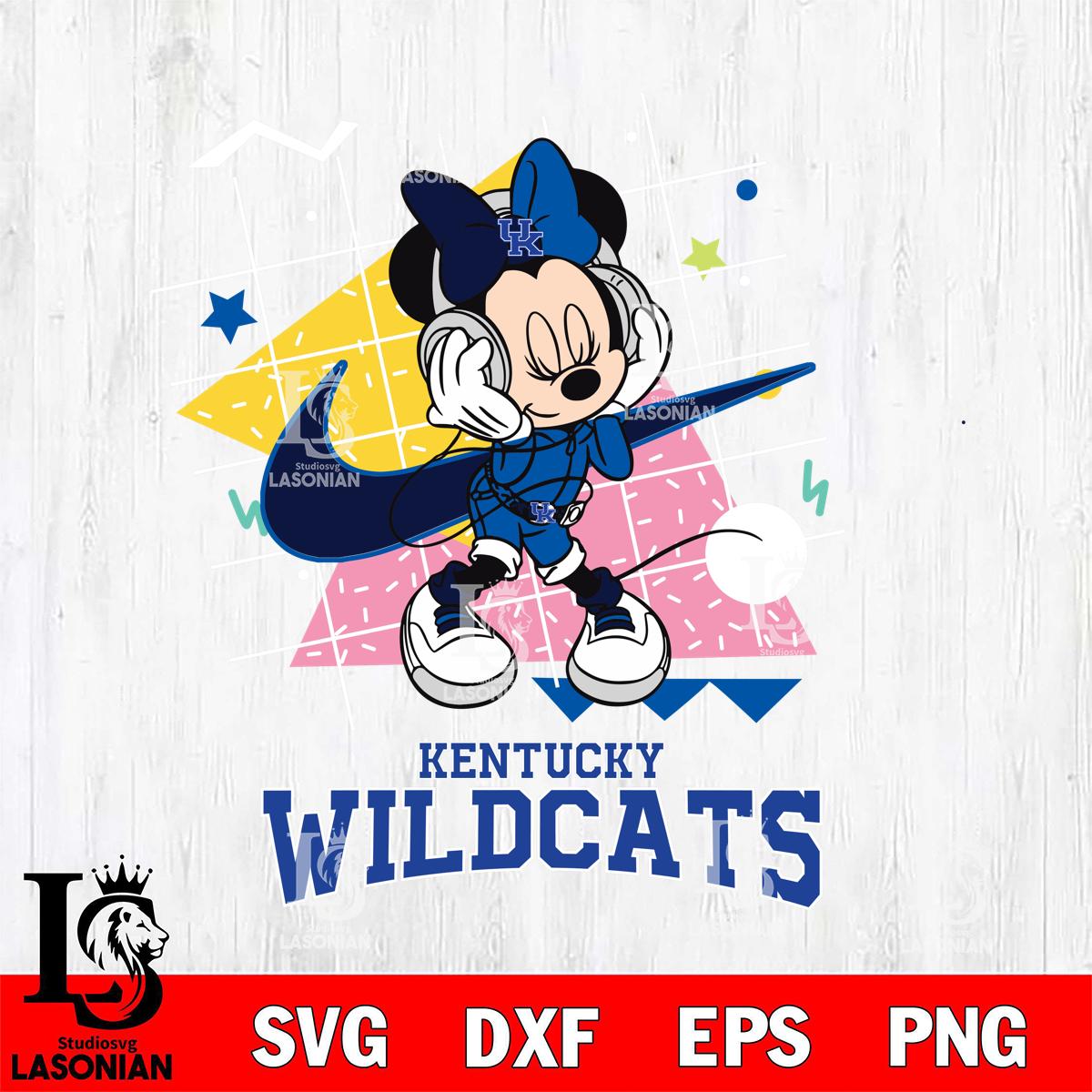 Kentucky Wildcats Minnie Mouse Dancing – lasoniansvg