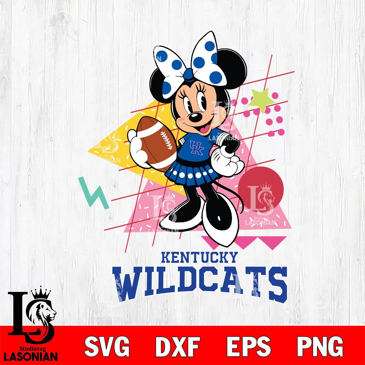 Kentucky Wildcats Minnie Mouse Sport – lasoniansvg