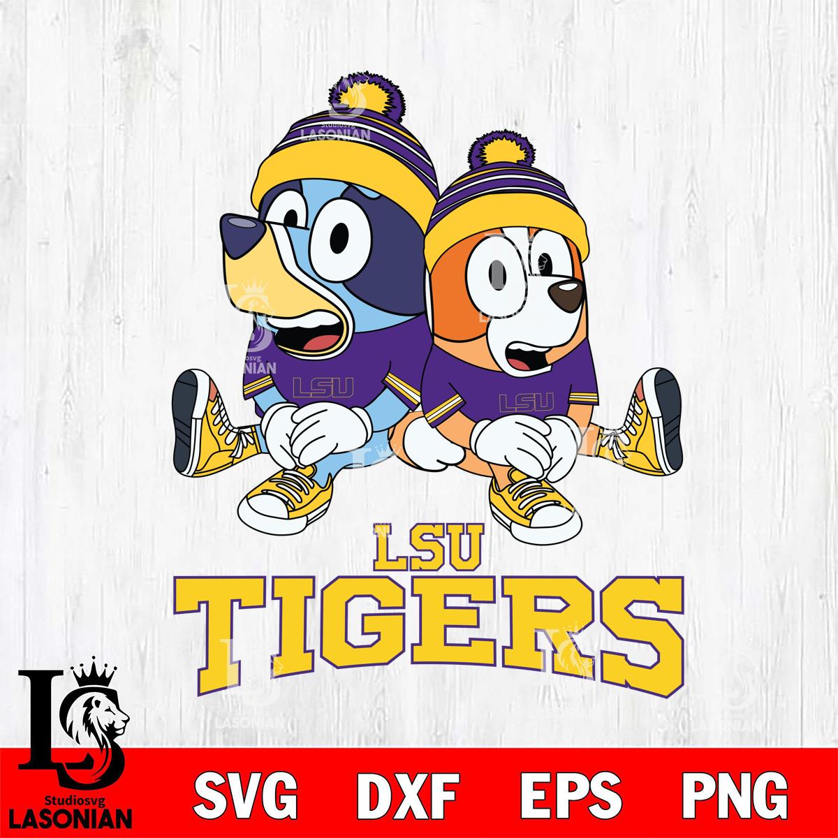 LSU Tigers Bluey & Bingo 8 – lasoniansvg