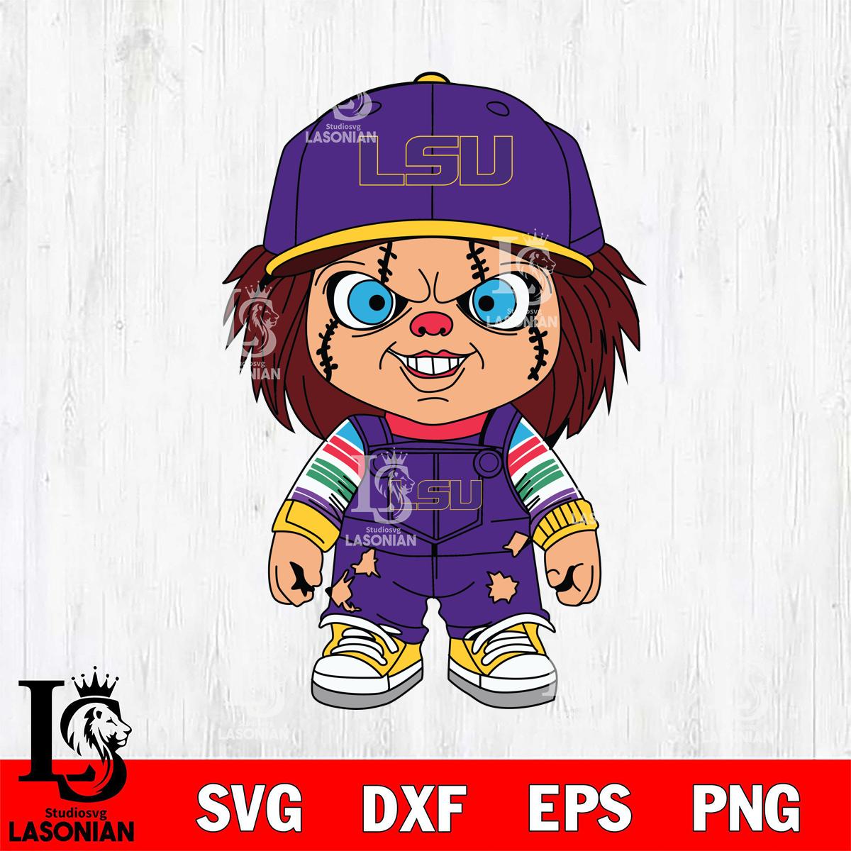 LSU Tigers Chucky Football Horror Halloween – lasoniansvg
