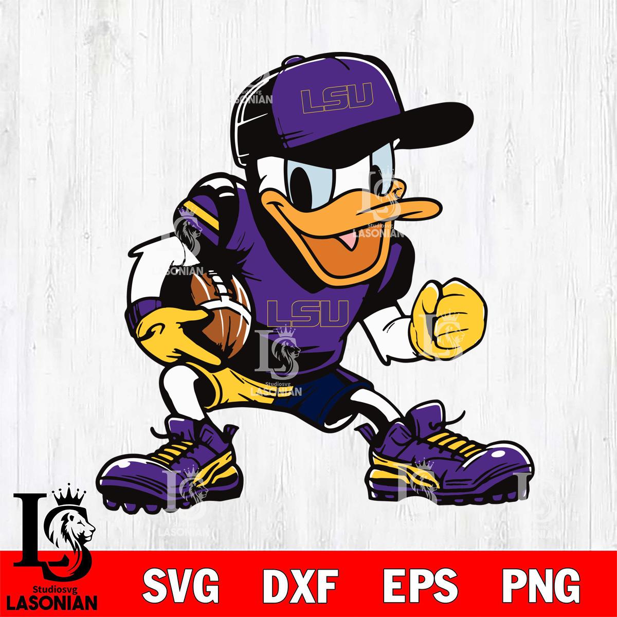 LSU Tigers Donal Duck – lasoniansvg