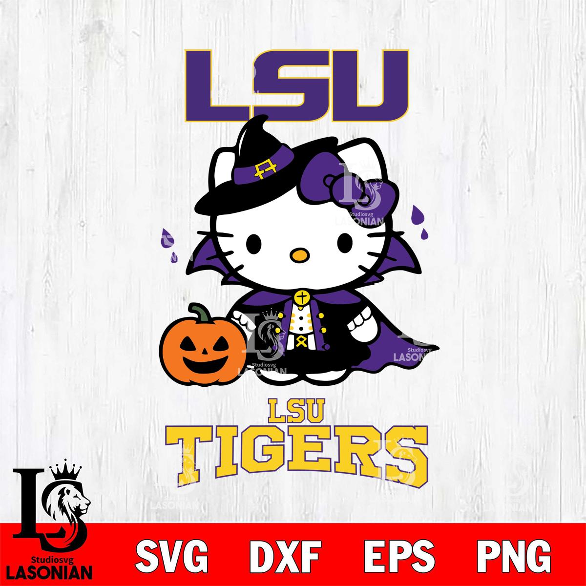 LSU Tigers Hello Kitty Horror 9 – lasoniansvg