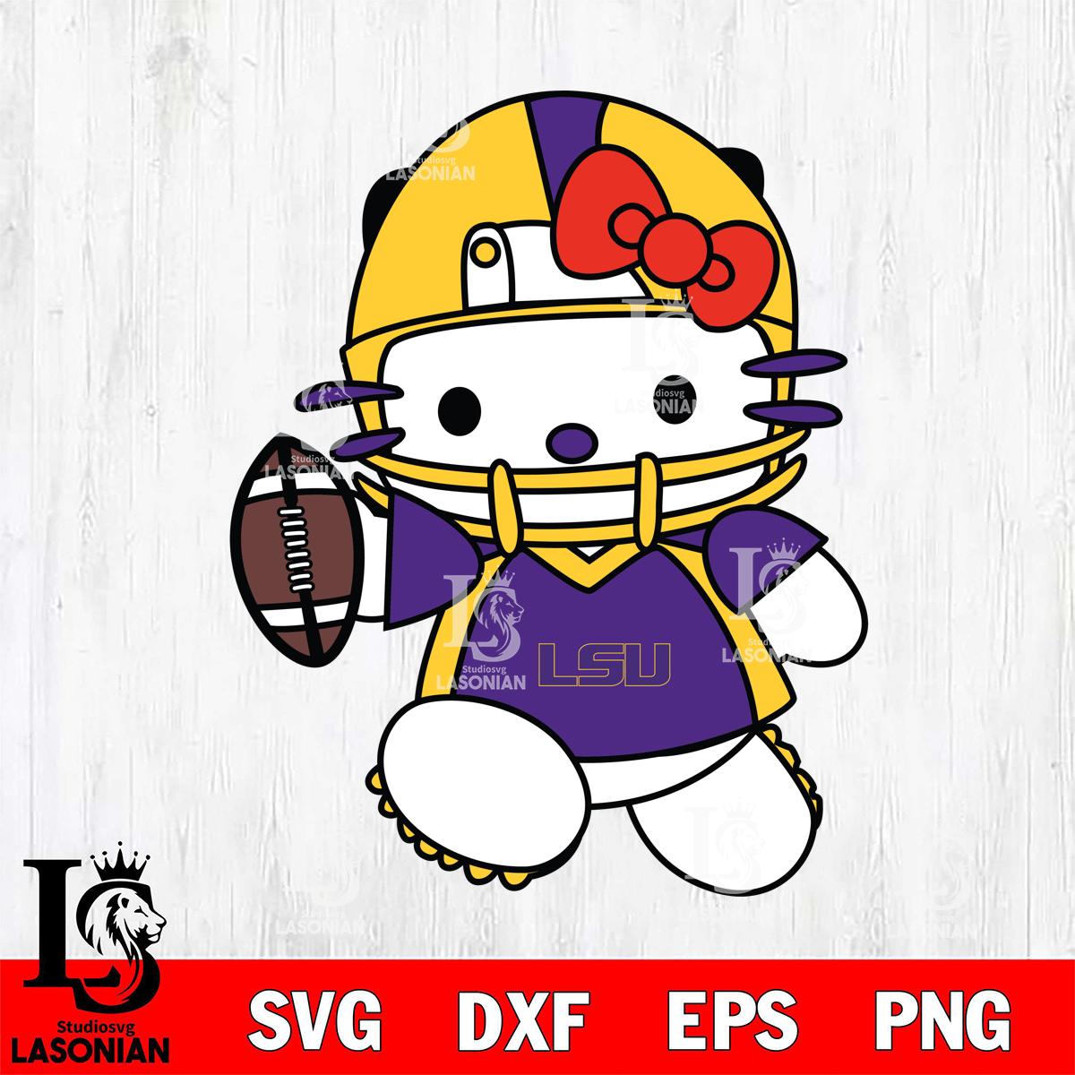 LSU Tigers Hello Kitty sport 11 – lasoniansvg