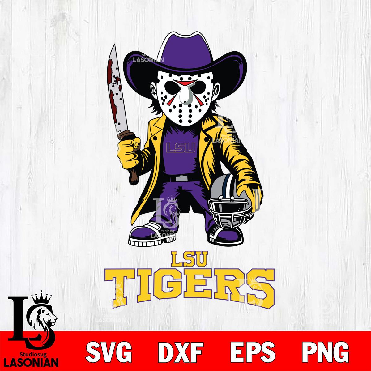 LSU Tigers Jason Voorhees 3 – lasoniansvg