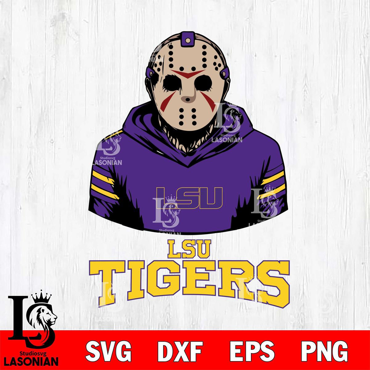 LSU Tigers Jason Voorhees 4 – lasoniansvg