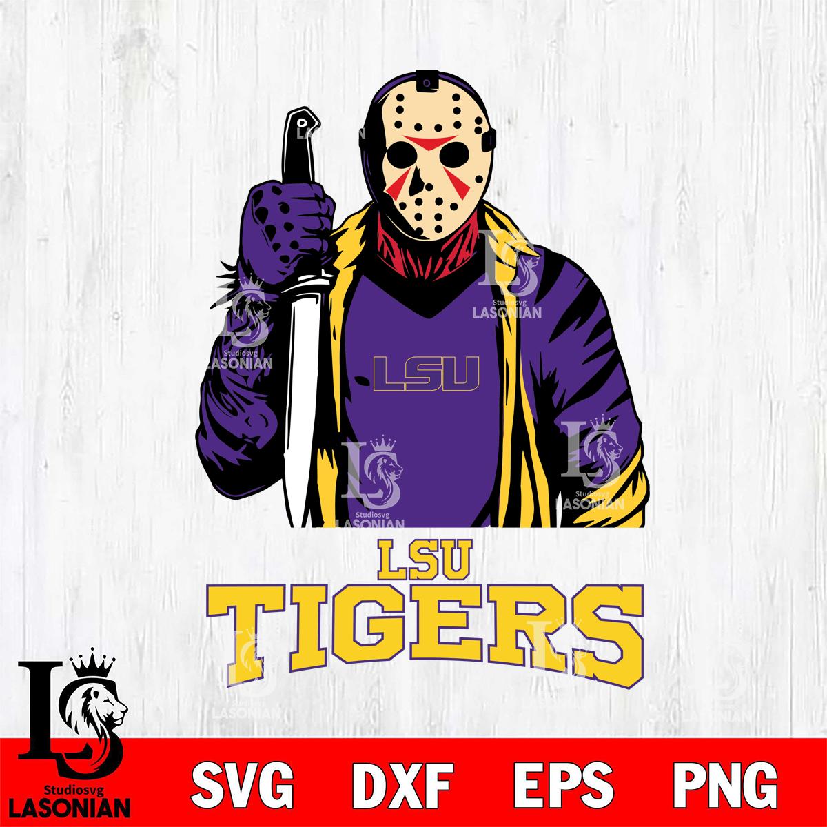 LSU Tigers Jason Voorhees 6 – lasoniansvg