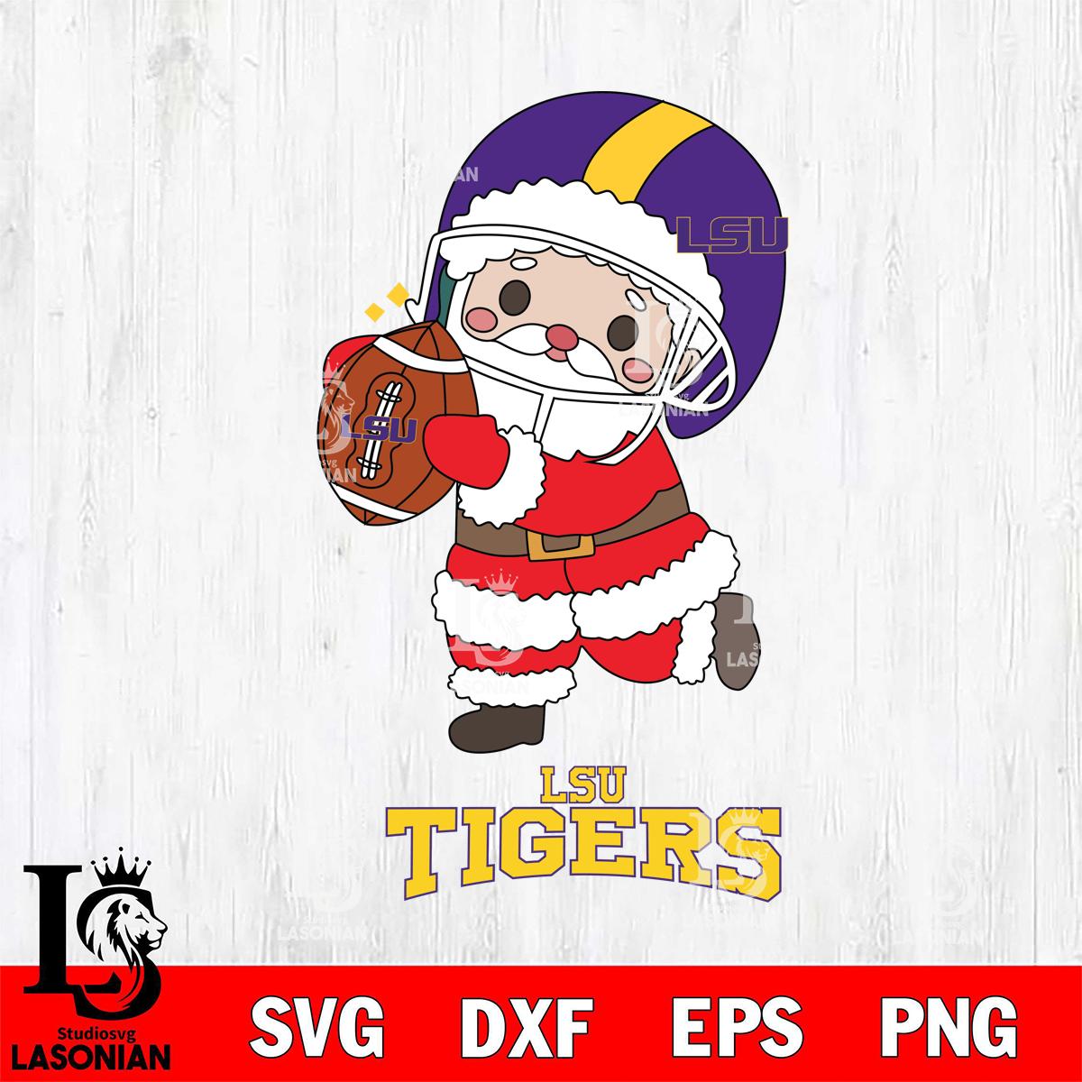 LSU Tigers Santa Claus Cute – lasoniansvg