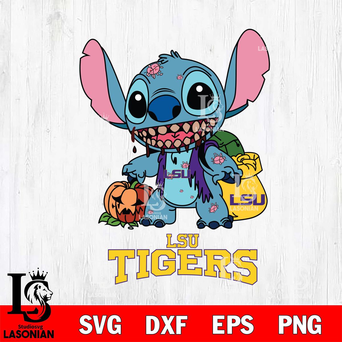 LSU Tigers Stitch Zombie – lasoniansvg