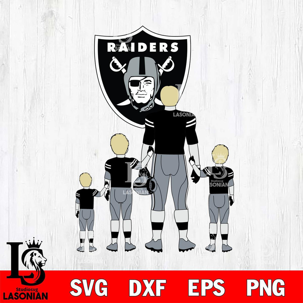 Las Vegas Raiders Best Dad Ever , father day , DAD NFL 2 – lasoniansvg