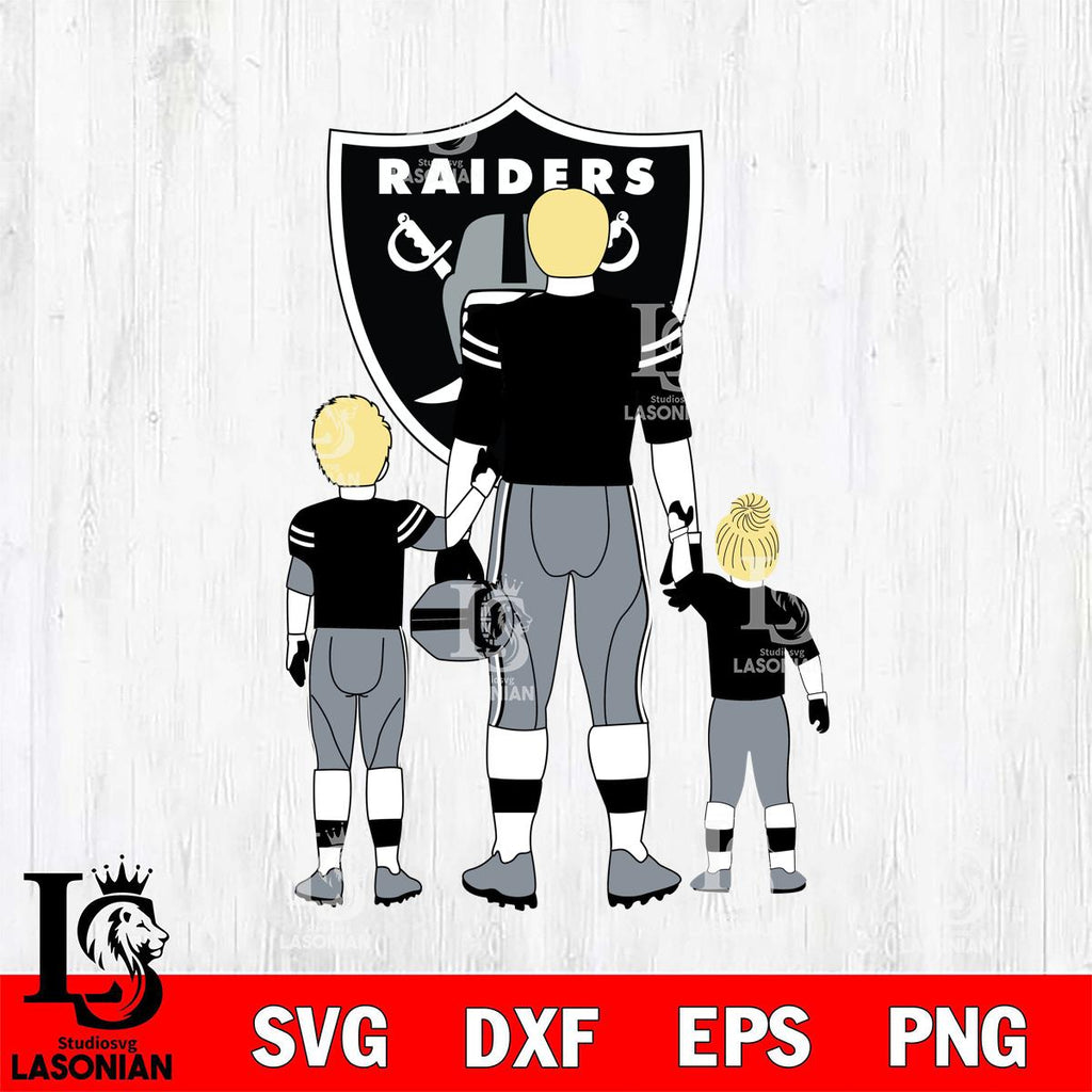 Las Vegas Raiders Best Dad Ever , father day , DAD NFL 3 – lasoniansvg