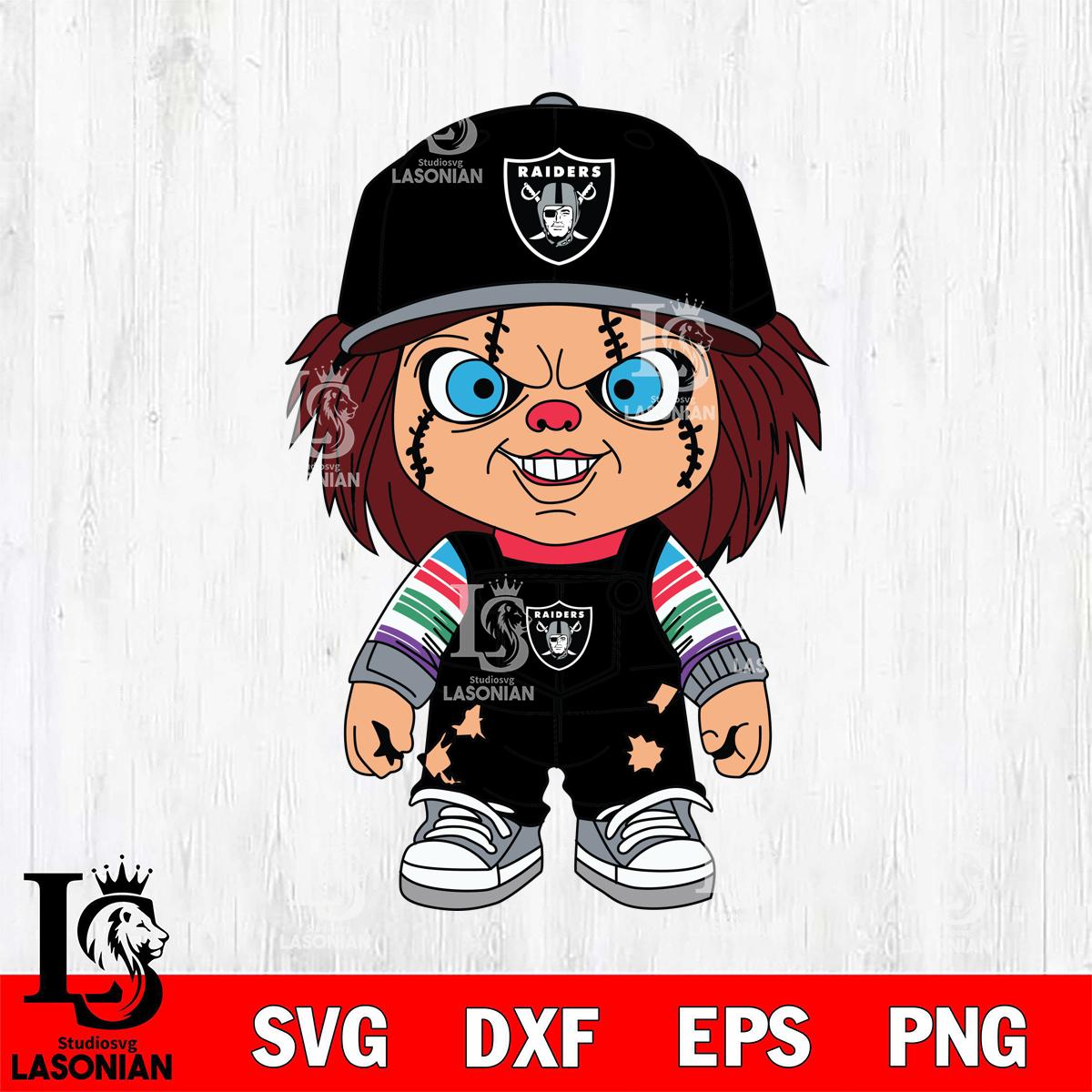 Las Vegas Raiders Chucky Football Horror Halloween – lasoniansvg