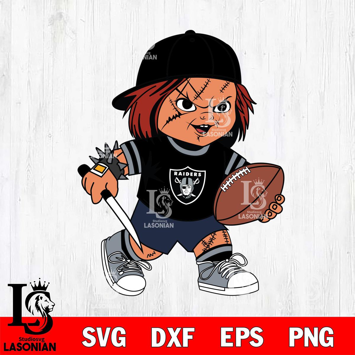 Las Vegas Raiders Chucky Horror 10 – lasoniansvg