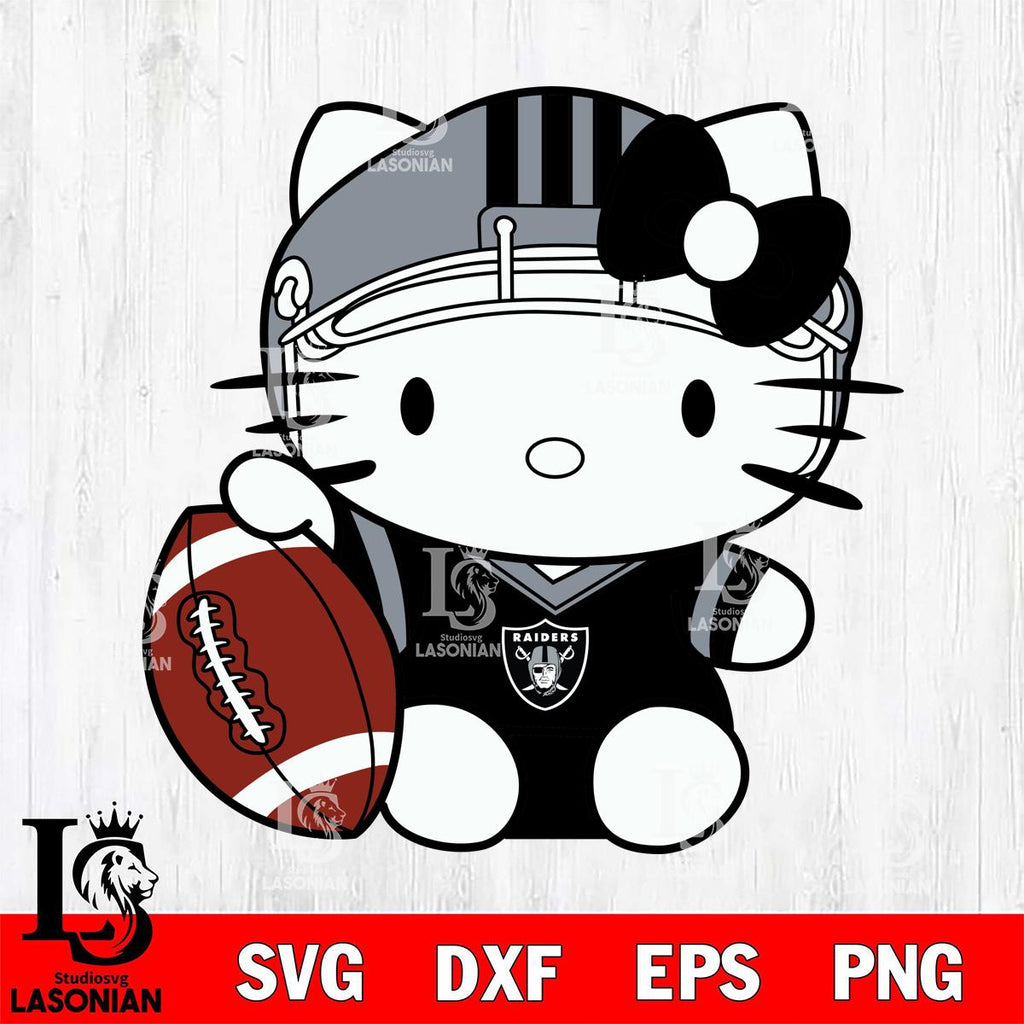 Las Vegas Raiders Cute Hello Kitty Football 5 – lasoniansvg