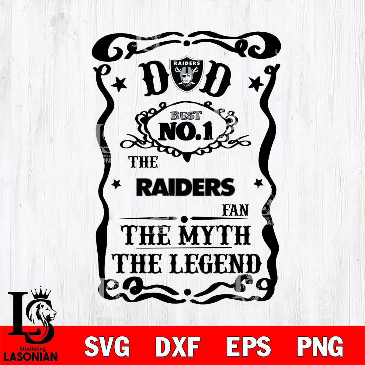 Las Vegas Raiders Dad The Man The Myth The Legend – lasoniansvg