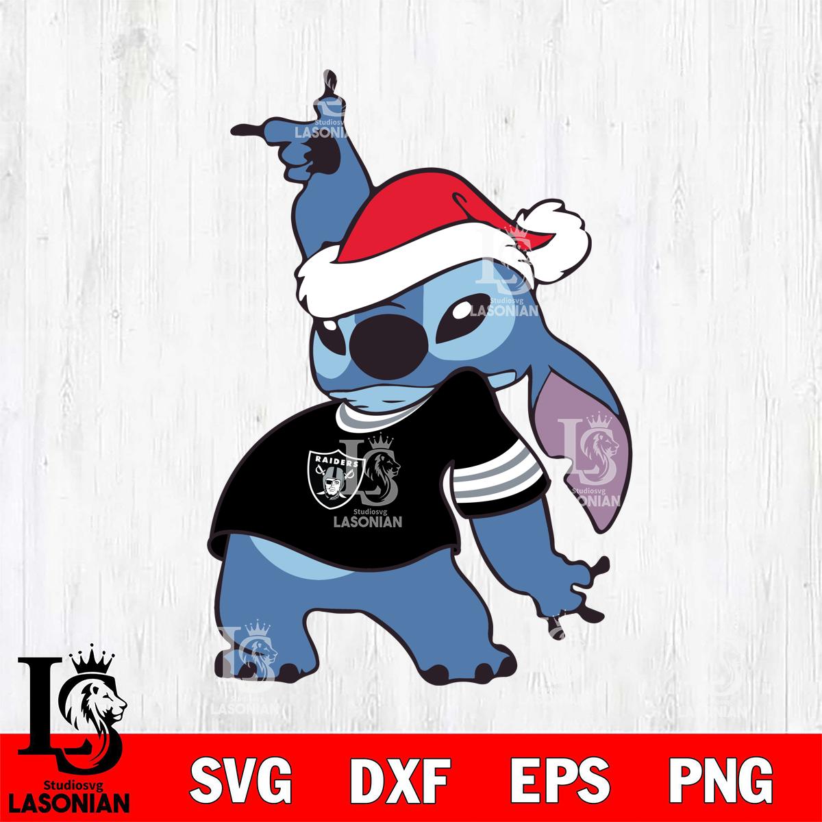 Las Vegas Raiders Disney Lilo & Stitch Christmas – lasoniansvg