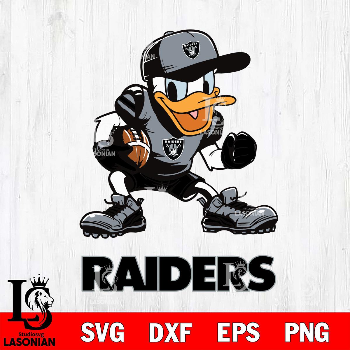 Las Vegas Raiders Donal Duck Disney – lasoniansvg
