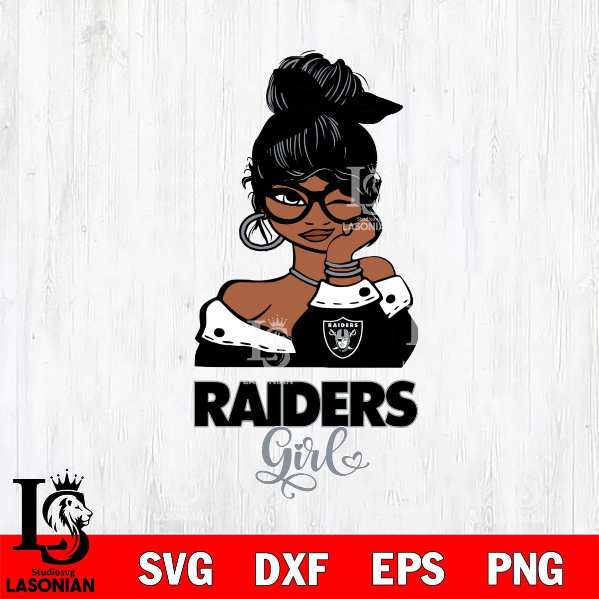 Las Vegas Raiders Fan Girl – lasoniansvg