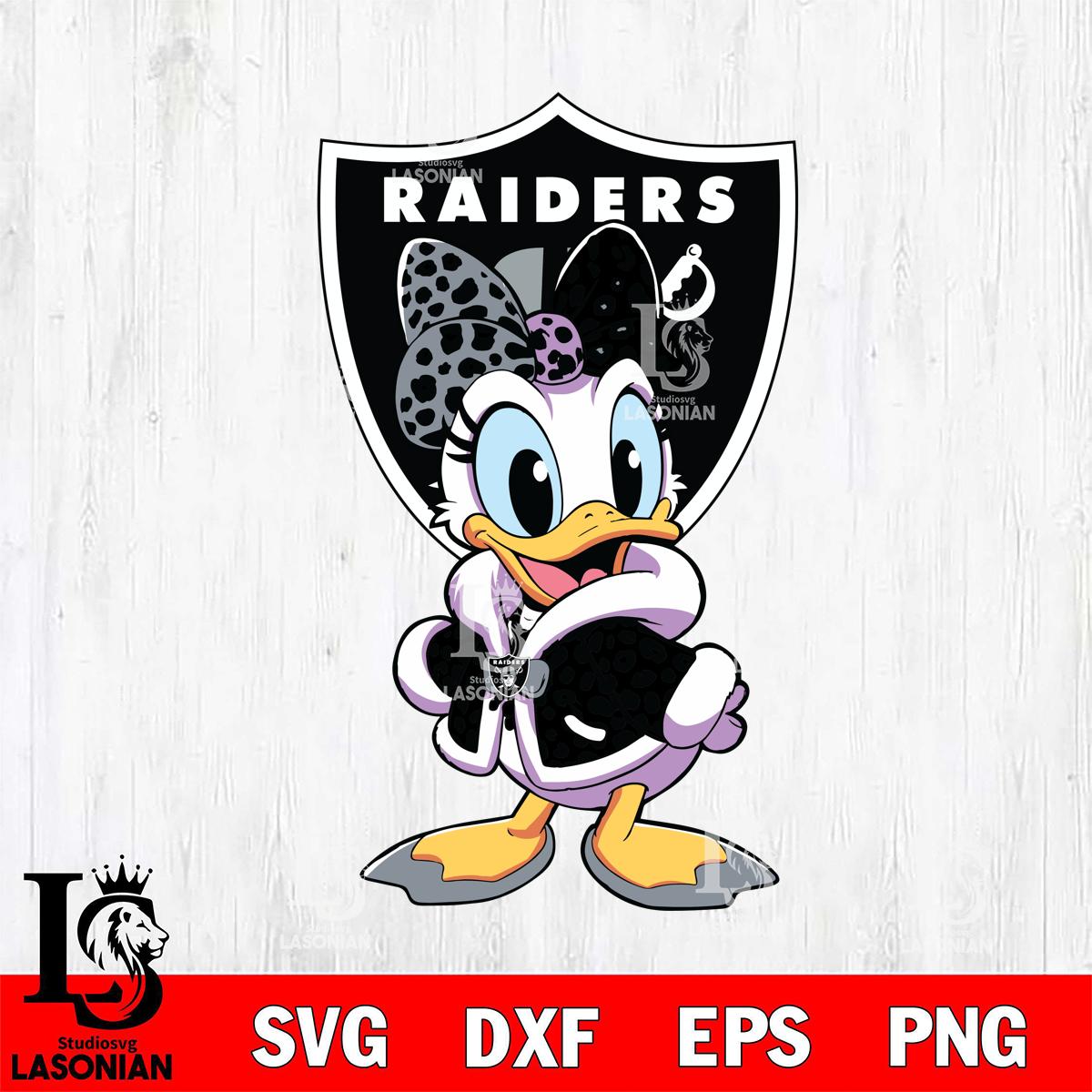 Las Vegas Raiders Fancy Daisy Duck Disney – lasoniansvg