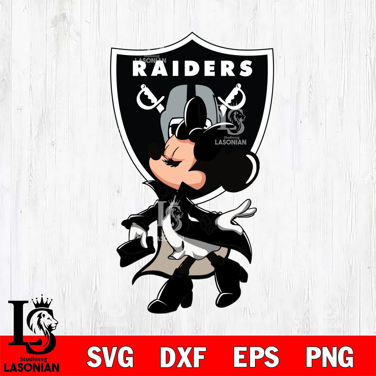 Las Vegas Raiders Glamorous Minnie – lasoniansvg
