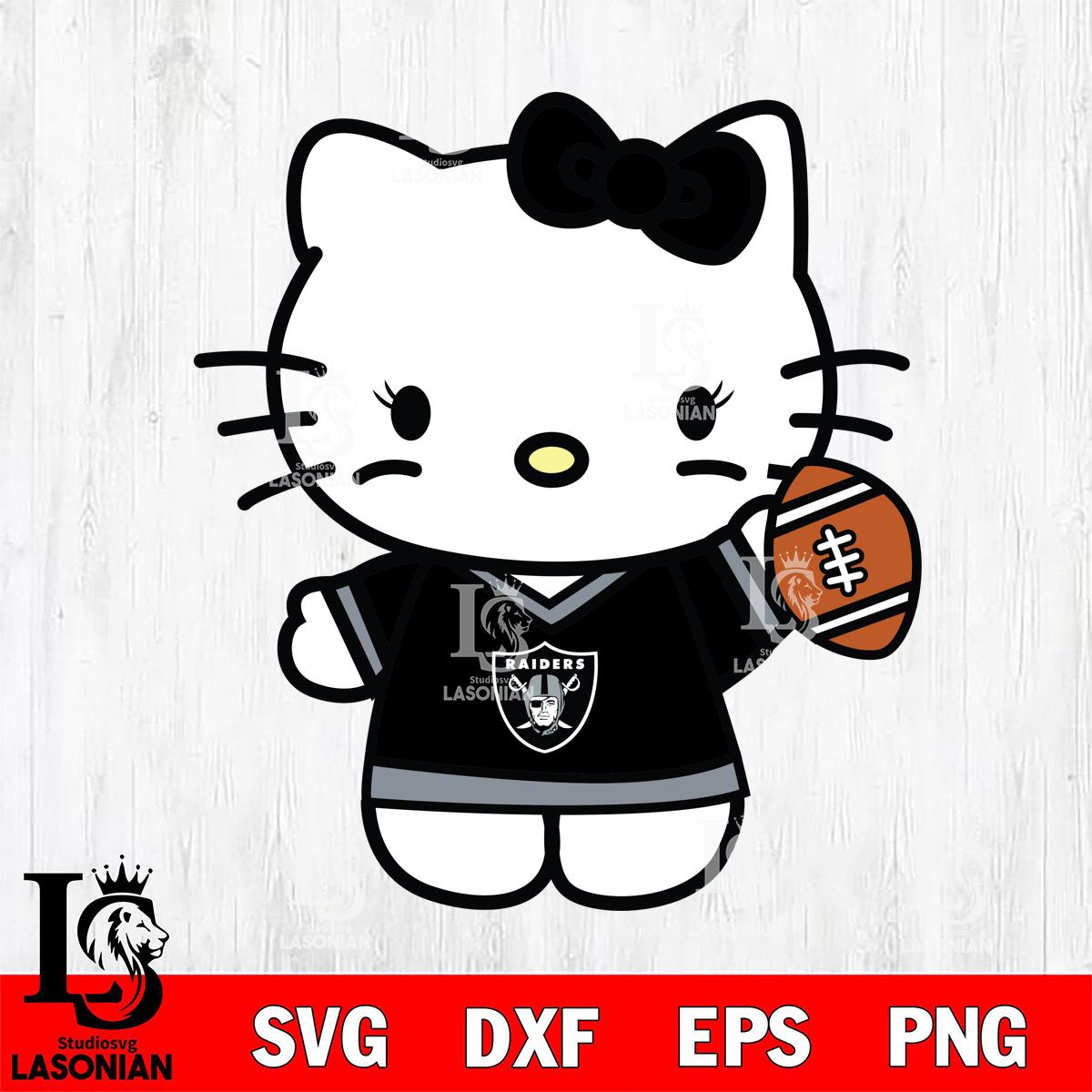 Las Vegas Raiders Hello Kitty sport 7 – lasoniansvg