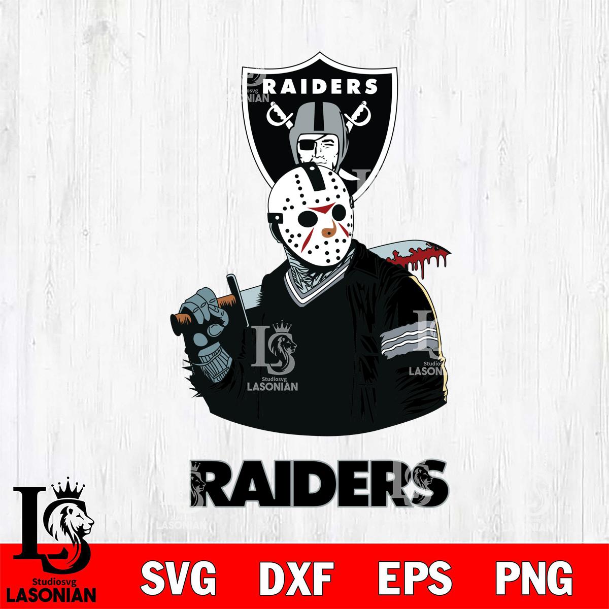 Las Vegas Raiders Jason Voorhees 10 – lasoniansvg