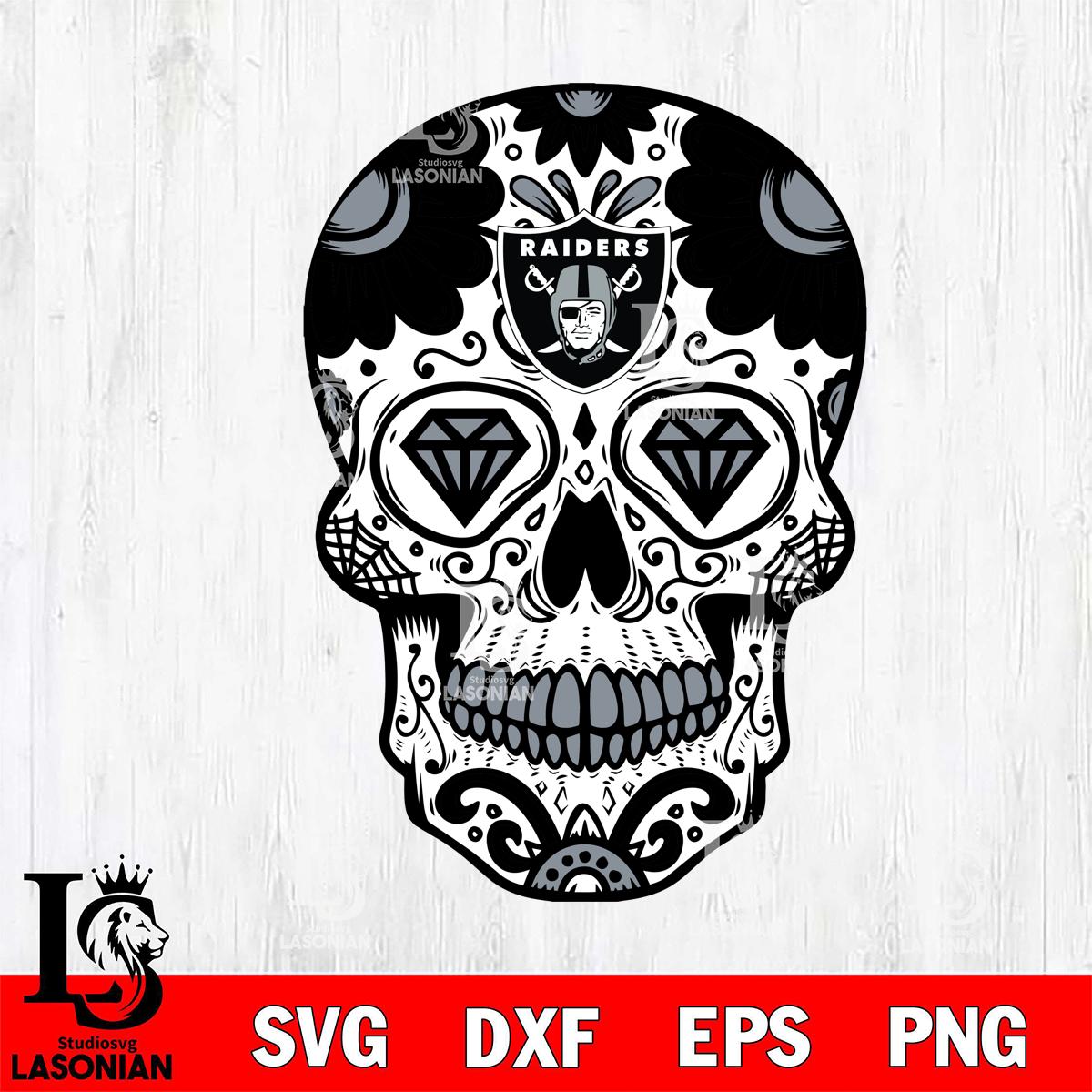 Las Vegas Raiders Mexico Skull SVG 2 – lasoniansvg