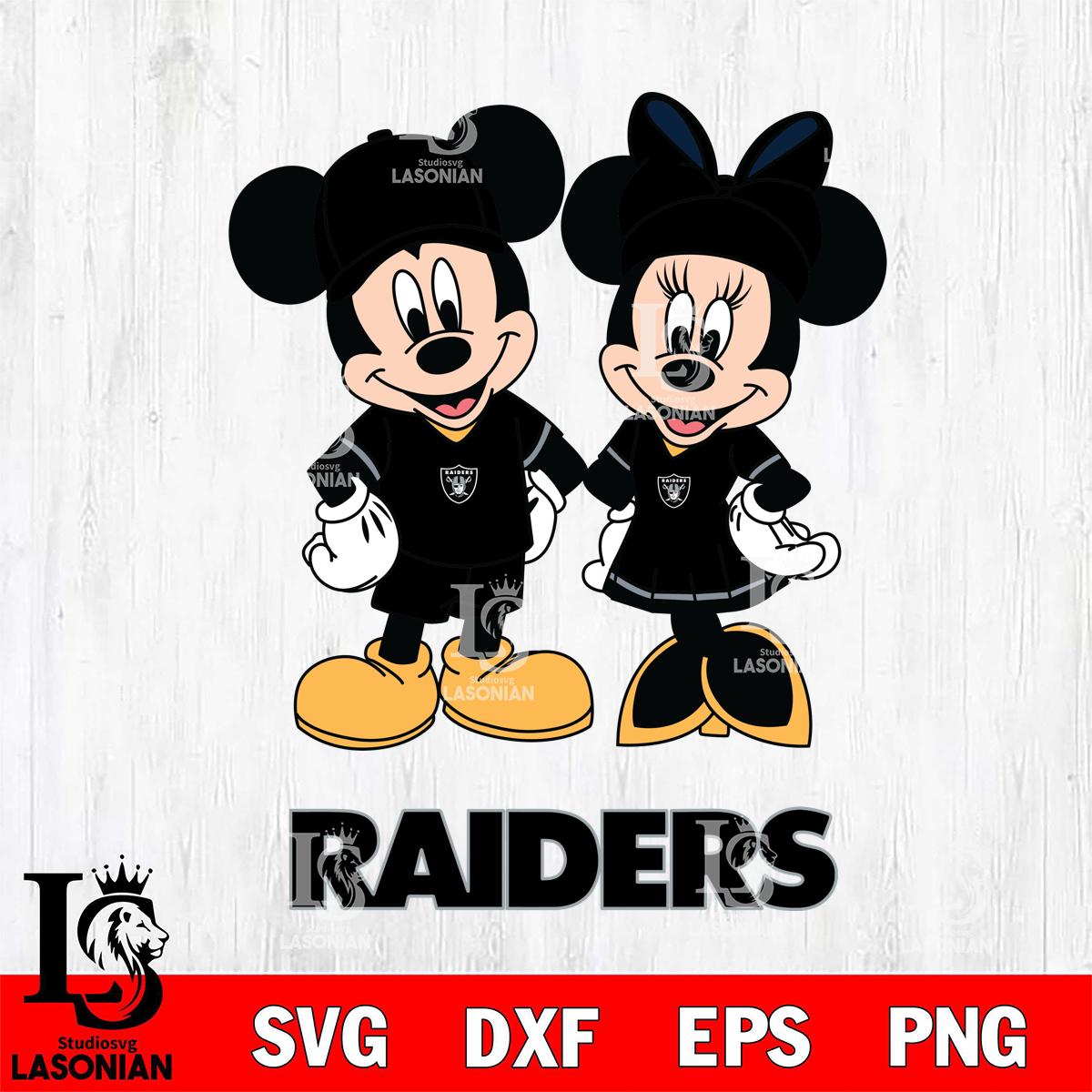 Las Vegas Raiders Mickey Minnie Rugby – lasoniansvg