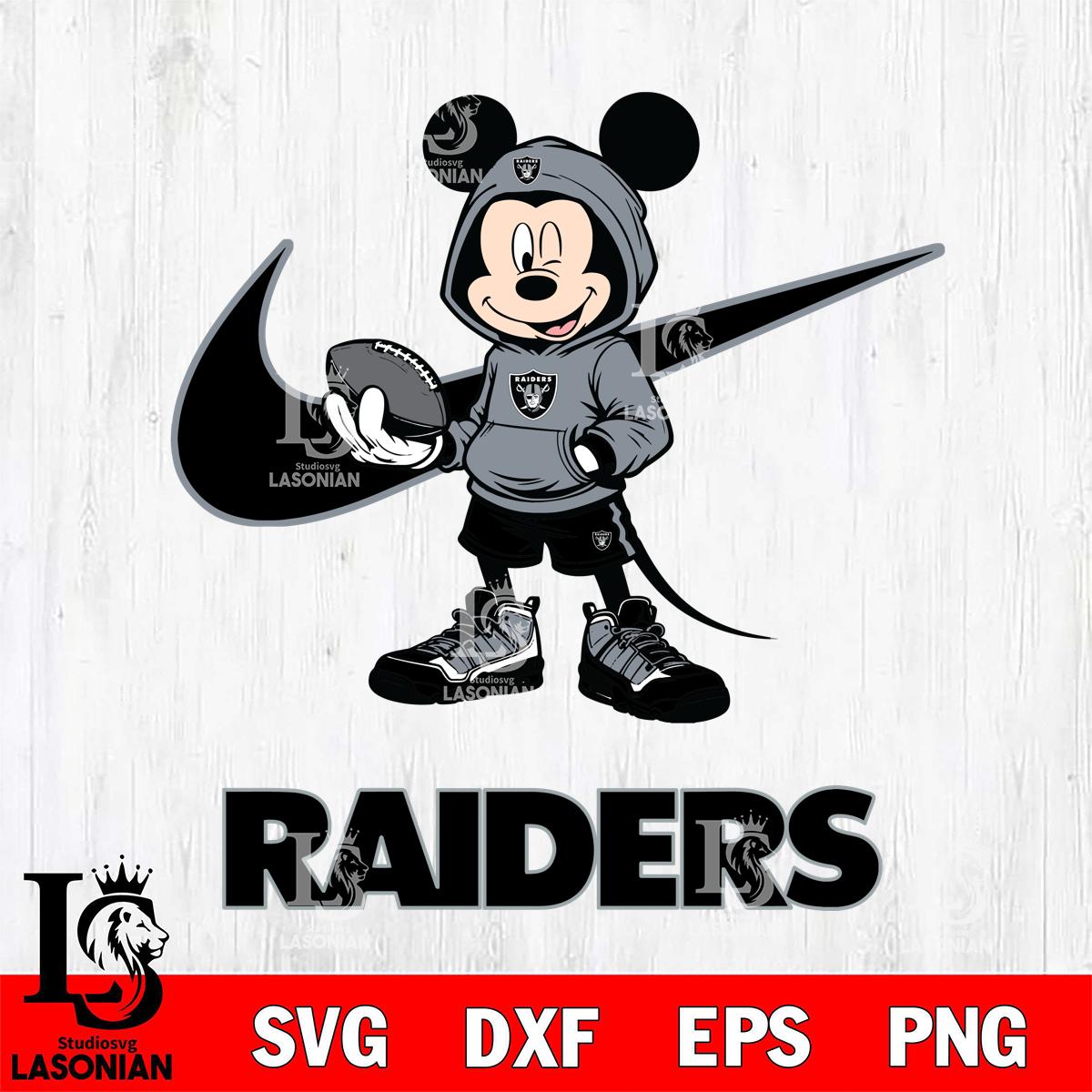 Las Vegas Raiders Mikey Mouse Disney NIKE – lasoniansvg