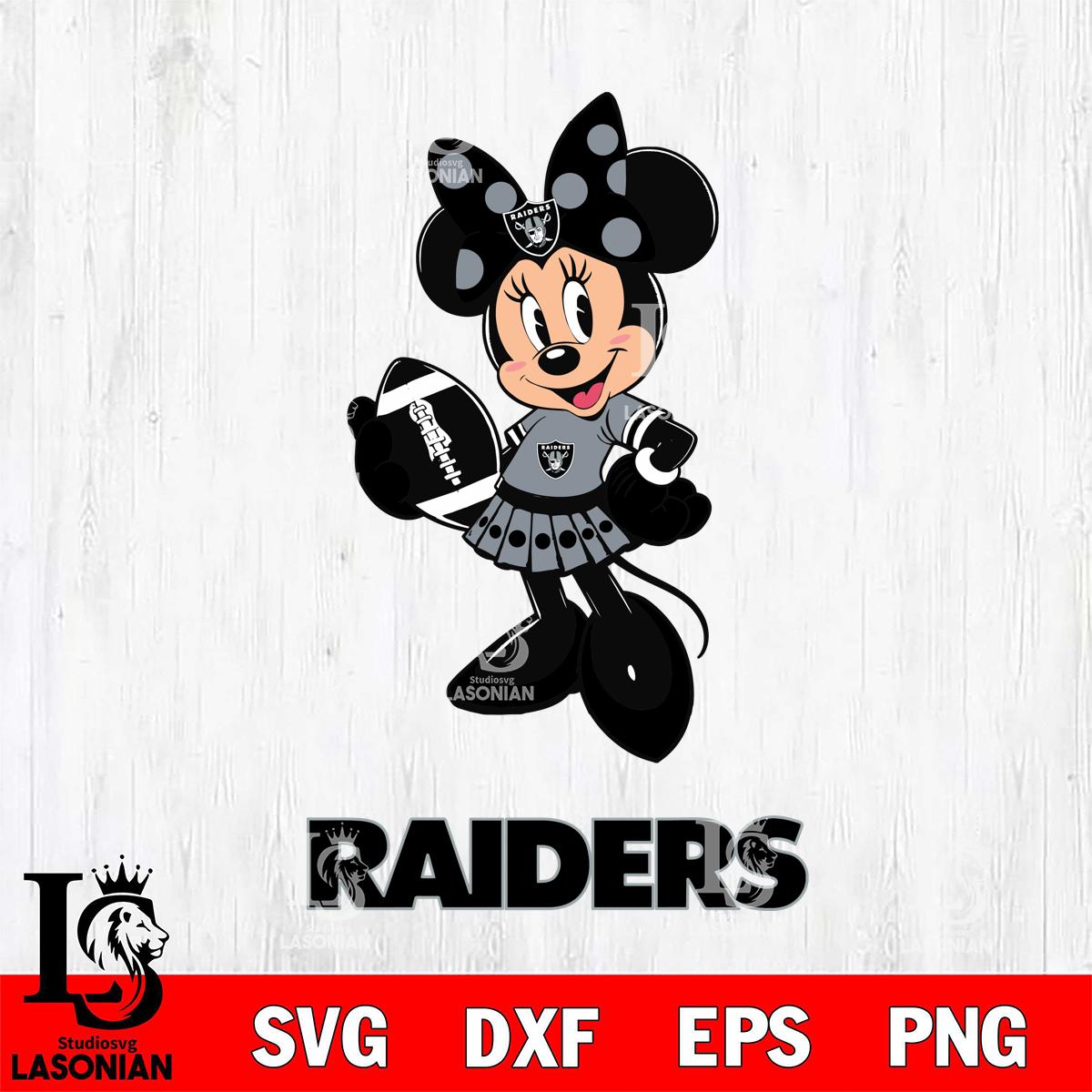 Las Vegas Raiders Minnie Mouse – lasoniansvg